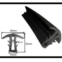Quality Custom Shape Industrial T-Shape Extrusion Rubber Sealing Strip for Solar for sale