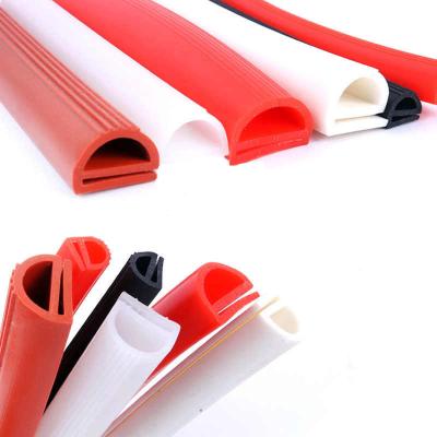 Cina Personalizzazione P forma silicone gomma porta di sigillo striscia per il forno resistente al calore anti-invecchiamento in vendita