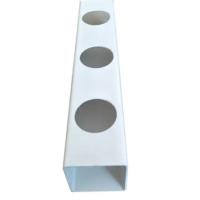 China Extruding Plastic Hydroponic Square Pipe for Agricultural Applications for sale