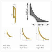China Custom Moulding Processing Service for 32mm Width Moulding Skirting Wall Base Capping for sale