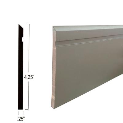 China Customizable Eco-friendly Rubber Baseboard Molding for Flexible Flooring Options for sale