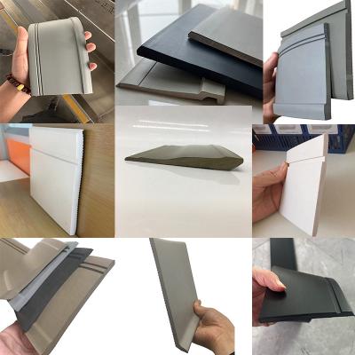 China Soft PVC Flexible Skirting Board for Floor and Wall Base 6