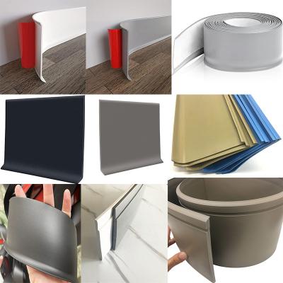 China Soft PVC Flexible Skirting Board for Floor and Wall Base 6