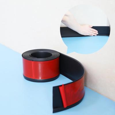 Cina 2' a 6' Terrazzo Flessibile Baseboard Molding Trim Self-Adhesive Vinyl Wall Base in vendita