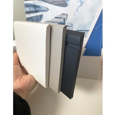 Cina Piastra di parete in gomma flessibile e ecologica per accessori per pavimenti in colore bianco e nero in vendita
