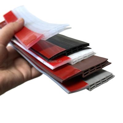 Cina Silicone sotto la porta Sgombero di scarico Silenziatore di rumore Stripping meteo per 50 mm di altezza porte in vendita