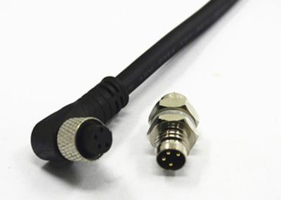 China Ip67 Molded Waterproof Connector M8 Connector 4 Pin Male Female Plug for sale
