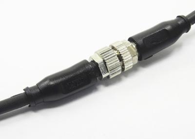 China IP67 4pin straight male female waterproof connector , molding cable connector for sale