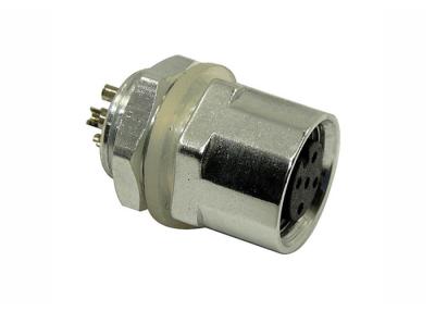 China Female Male Waterproof Electrical Connectors 5 Pin Mounted With Straight Shaped for sale