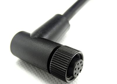 China Ip67 Waterproof Connector 8 Pin Bend Plug Metal Screw Type For Solar for sale