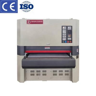China Woodworking plywood solid wood automatic wide belt wood sanding machine for wood for sale