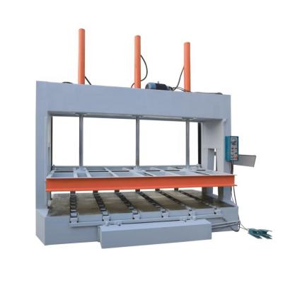 China hpl 50 ton woodworking door laminate press machine hydraulic wood door cold press machine for sale