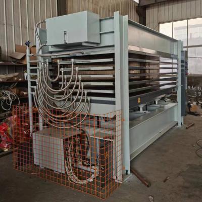 China Vietnam customer customized 6 layers 120ton hot press machine steel doors for sale