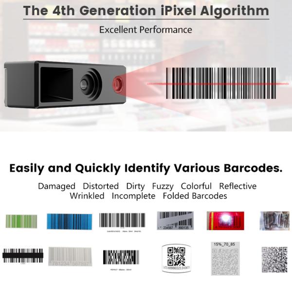 Quality WCMI 1D 2D Auto Scan 2d Wired Embedded Vending Machine Price Checker Finger for sale