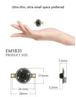 China EM1831 Access Control IC Card Reader RFID Lift Controller with 2D QR Engine and 640x480 CMOS Barcode Scanner for sale