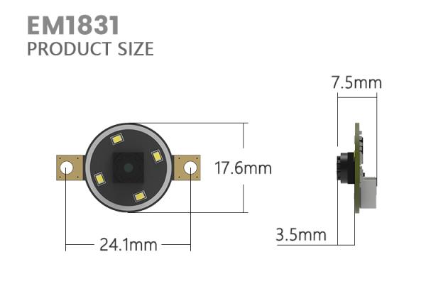 Quality A EM1831 Access Control IC Card Reader RFID Lift Controller 2D QR Engine for sale