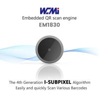 China EM1830 1D 2D QR Code Scanner with USB RS232 TTL Interface, 21mm Diameter Fixed Mount Barcode Reader for sale