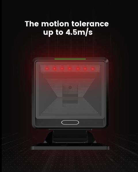 Quality Hands-Free with Automatic Image Sensing Omnidirectional 2D Barcode Scanner | USB for sale