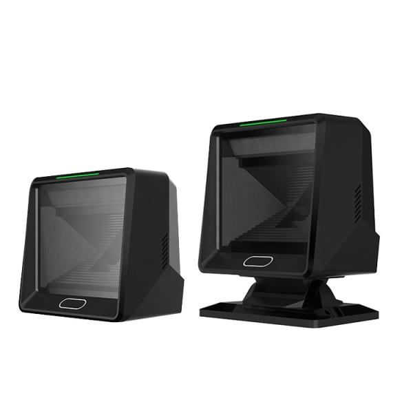 Quality Automatic Omnidirectional Desktop Hands-Free USB 1D 2D Wired Barcode Scanner for for sale