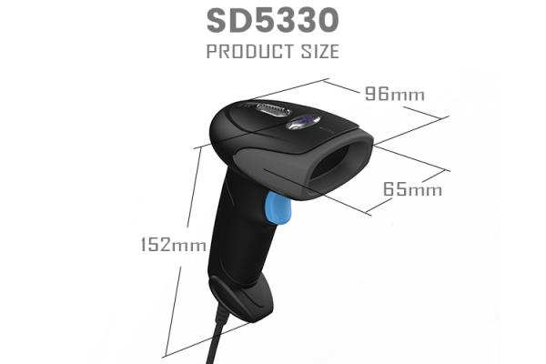 Quality Factory Barcode Reader Portable Manual Scanners 1d 2d Wired Handheld USB Barcode for sale