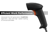 China SD5230 USB RS232 Handheld Barcode Scanner with 640x480 CMOS Sensor and 1D/2D Reading for Warehouse Use for sale