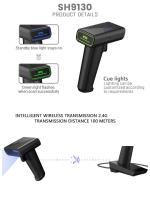 China SH9130 Wireless Handheld Barcode Scanner with 4mil Density, 640x480 CMOS Sensor for Android Devices for sale