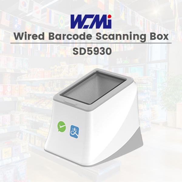Quality A WCMI Alipay Negative Scanner 2d Wireless bar Code Reader Desktop Barcode for sale