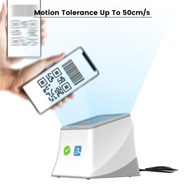 Quality A WCMI Alipay Negative Scanner 2d Wireless bar Code Reader Desktop Barcode for sale