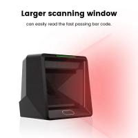 China 2D Desktop Barcode Scanner with 4.5m/s Motion Tolerance and 640×480 CMOS Sensor for Retail Automation for sale