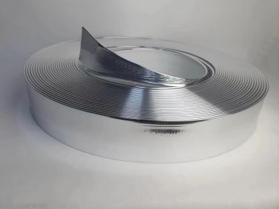 China Mirror Sliver Aluminum Trim Cap Roll Hand Bending Hardness Channel Letter Edging Various Widths for sale