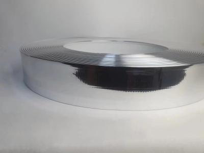 China Mirror Sliver Aluminum Trim Cap Roll Hand Bending Hardness Channel Letter Edging Various Widths for sale