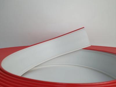 China Red Aluminum Rubber Trim Cap With Brushed Surface For Signage Applications for sale