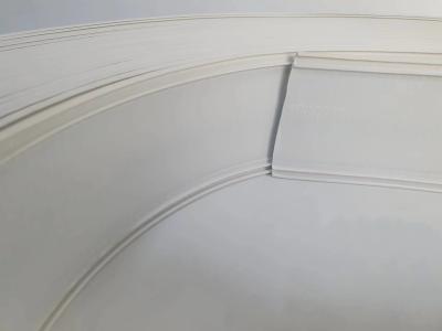 Cina Cappuccio a forma di lettera di colore bianco con durezza in alluminio 70 mm 76 mm 93 mm in vendita