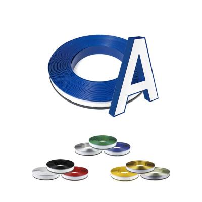 중국 구멍 뚫린 알루미늄 채널 문자 트림 캡 알루미늄 채널 럼 스트립 판매용