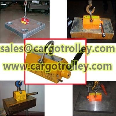 China Permanent magnet lifter with 3.5 times safety factor for sale