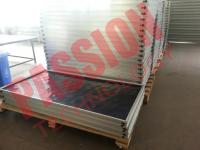 China Blue Titanium Pressurized Flat Plate Solar Collector Heating System for sale