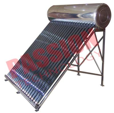 China 304 Verwarmer van het roestvrij staal de Thermische Zonnewater Woon met het Voeden van Tank Te koop