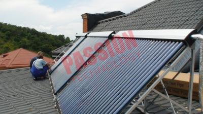 China High Efficiency Evacuated Heat Pipe Solar Collector 20 Tubes Heating Collector for sale