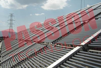 Cina collettore solare evacuato tubolare di vetro potente della metropolitana 1000L con il carro armato di alimentazione in vendita