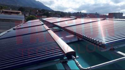 China 1000L-10000L Pool Hotel Solar Heating Solution Pressurized Heat Pipe Solar Collector for sale