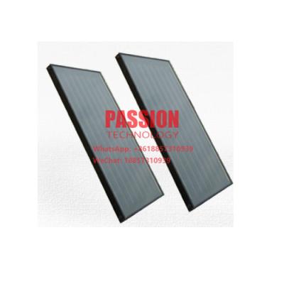 China Blue Titanium Flat Plate Solar Collector Solar Water Heating Collector Hotel Heating Panel Room Heating Collector for sale