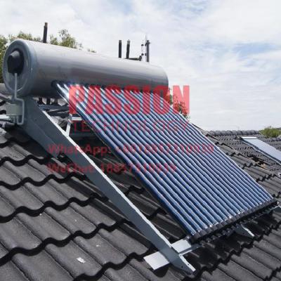 Cina Acqua solare d'argento Heater Rooftop Solar Water Heating Colletor del carro armato 250L in vendita