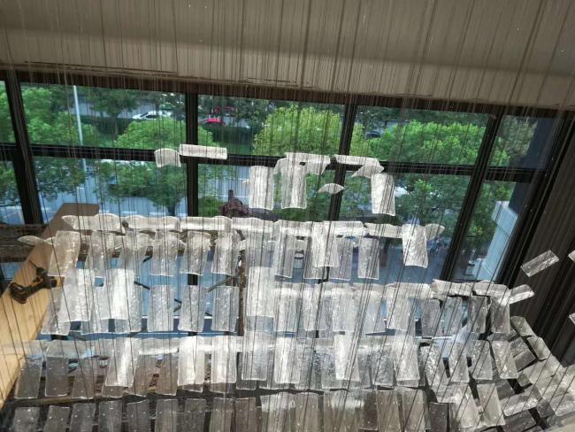 JYLIGHTING custom good price ceiling plate for pendant light large glass tile lighting Project customization for hotel