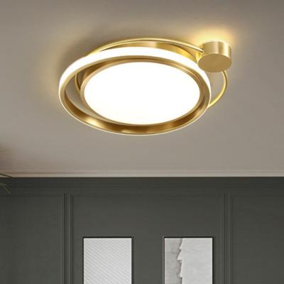 Cina Decorativo dell'interno residenziale della plafoniera di rame acrilica del LED in vendita