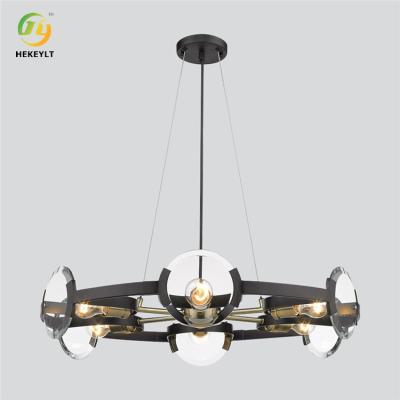 China Luz D600 X H180mm do pendente de Art Villa Bedroom Crystal Modern do hotel à venda