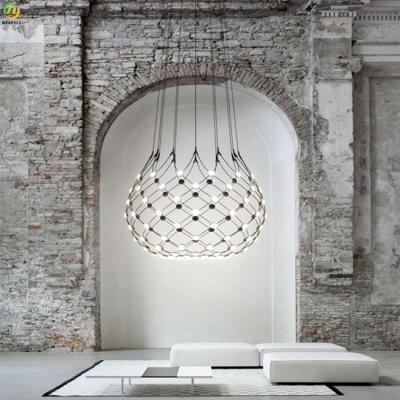 China Home Hotel Metals Art Baking Paint Black LED Modern  Pendant Light for sale