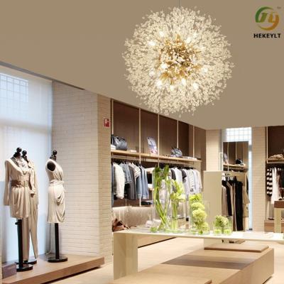 China Dormitorio moderno nórdico de la tienda de G9 Crystal Pendant Light Restaurant Clothing en venta