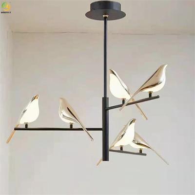China Luz moderna do pendente do diodo emissor de luz de Art Baking Paint Gold dos metais para a casa/hotel for sale