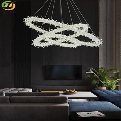 Cina Striscia moderna Crystal Pendant Light For Home/hotel/sala d'esposizione in vendita