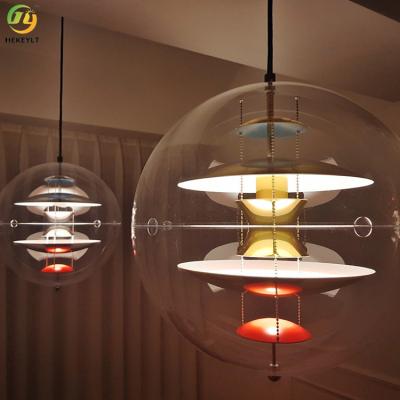 Cina Luce creativa moderna del pendente del vetro trasparente del pianeta E27 per la casa in vendita